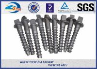 China Hexagon Railway Sleeper Fixings / Track Hex Head Sleeper Fixing Screws for sale