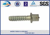 China Oxide Black 8.8 Grade Railway Sleeper Screws DIN Standard High Hardness for sale