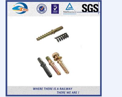 China Q235 35# 45# DHS 35 Railroad / Railway Sleeper Screws , Tensile strength ≥800Mpa for sale