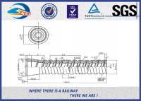 China Black Plastic And Rubber Part Railway HDPE And PA66 Dowel For Screw for sale
