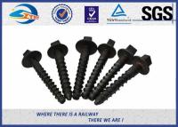 China Bronze / Iron / Aluminum Railway Sleeper Fixing Screws 10.9 Grade for sale