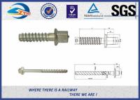 China ASTM Hot Dip Galvanized Railway Sleeper Screws Double End Screw Spike for sale