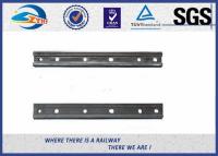 China Plain Surface 6 Holes Rail Joint Bar Railroad Fish Plate For UIC60 UIC54 Steel Rail for sale