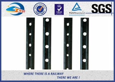 China 45# Steel 6 Hole Railway Fish Plate Rail Splice Bar With Color Painting for sale