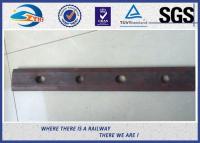 China Casting Steel Light Railway Fish Plate 18KG 4 Holes Joint Bars for sale