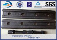 China UIC60 4 hole Railway Fish Plate for Track  ASTM and DIN Steel with Hex Nut for sale