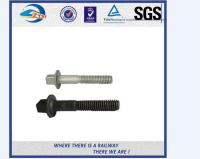 China Black ISO Railway Sleeper Screws High Tension Screw Spike 15/16×6-1/2 for sale