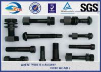 China ASTM  Steel Railway Fish Plate With Square Head Bolts And Nuts for sale