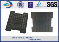 China Customized Black Or Red Rubber Rail Support Pad / HDPE Pad Below Rails for sale