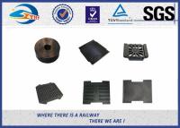 China High Tensile strength EVA Rubber Track Rail Pads , Railway Plate for sale