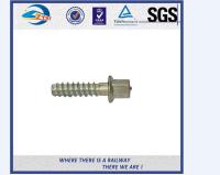 China Square Head Steel Railway Sleeper Screws Spike For Zambia Railway for sale