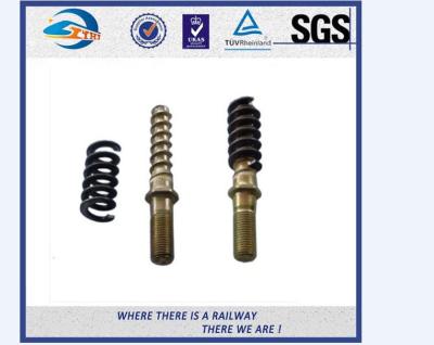 China Bronze / Iron / Aluminum Railway Sleeper Fixing Screws 10.9 Grade for sale