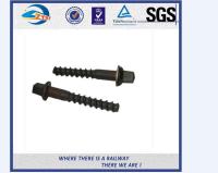 China Bronze / Iron / Aluminum Railway Sleeper Fixing Screws 10.9 Grade for sale