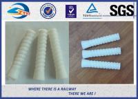 China ISO Plastic Dowel for Railroad Fastenings With PA66 or HDPE for sale