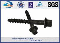 China 8.8 Grade Square Head Railway Sleeper Screws /  Railway Fasteners for sale