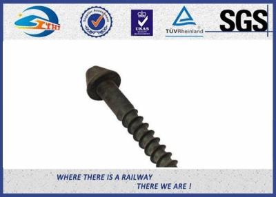 China Post Anchor Screw Anchor Fence Spike Track Spike Railway Fasteners SGS / ISO9001 for sale