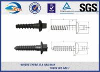 China Railroad Sleeper Galvanized Screws with Plain / Zinc / HDG / Wax Surface for sale
