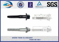 China Square Head / Rectangle Head  Railway Sleeper Screws / Rail Screw Nail For Rail Track for sale