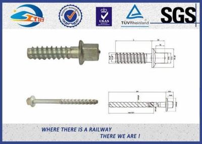 China Square Head Permagrip Timber Screw Spike Railway Sleeper Screws for sale