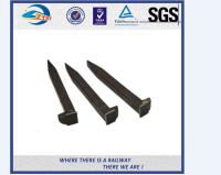 China Plain Oil Railroad Track Spikes Railway Fasteners Without Crack for sale