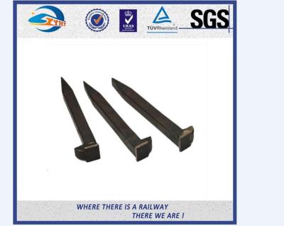 China Oxide Black Railroad Track Spikes Rail Screw Spike NF F500-50 for sale