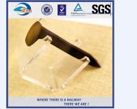 China Plain Oil Railroad Track Spikes Railway Fasteners Without Crack for sale