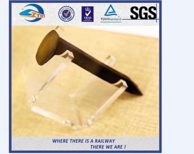China Plain Oil Railroad Track Spikes Railway Fasteners Without Crack for sale