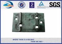 China Railway Cast Iron Base Sole Rail road Plates Steel Tie Plate for sale