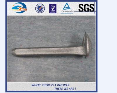 China Low Carbon Steel / Q235 Railway Sleeper Spikes With ISO Certified for sale