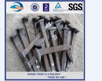 China Plain Oil Railroad Track Spikes Railway Fasteners Without Crack for sale