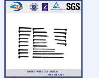 China Dacromet / Sherardizing Elastic Railroad Track Spikes For Railway Sleeper for sale