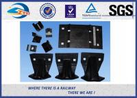 China 2 / 4 / 6 / 8 Holes High Tensile Strength Plain Rail Tie Plate Rail Base Plate for sale