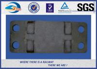 China 2 / 4 / 6 / 8 Holes High Tensile Strength Plain Rail Tie Plate Rail Base Plate for sale