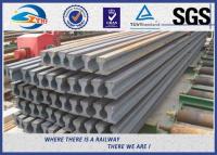 China UIC50 UIC54 UIC60 Track Railway Heavy Steel Crane Rail 12 - 25m for sale
