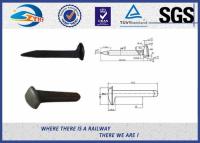 China ASTM Carbon steel  Plain oil Railroad Track Spikes For railway for sale
