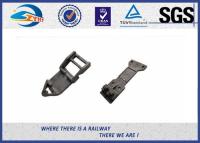 China Cast Iron Base Plate QT400-15 Plain Railway Tie Plate Fastener Components for sale