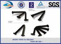 China Zinc Wax Railroad Track Spikes 16 x 16 x 165 90 degree Cold bending for sale