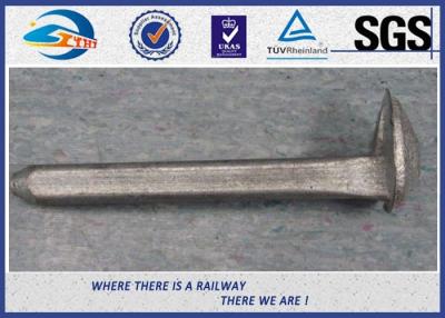 China ISO Certificate Railroad Track Spikes / Rail Dog Spike For Timber Sleeper for sale