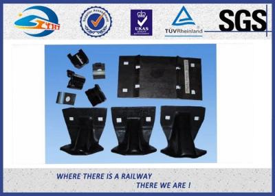 China OEM UIC60 Railroad Tie Plates Rail Fixing Base for Railway Fastenings for sale