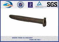 China Standard Plain Railroad Track Spike Dog Screw Spikes Carbon Steel 4.6 Grade for sale