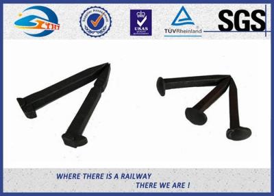 China Low Carbon Steel Black Oxide Track Spike Fastening Wooden Sleeper Ss-EN10025 for sale