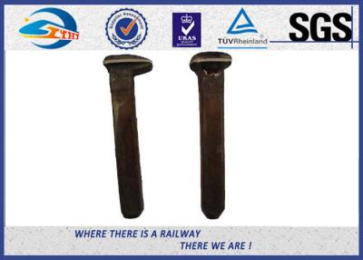 China Railway Small Screw Auger Dog Spikes Rail Track Spikes Without Crack for sale