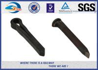 China 4.6 Grade Steel Railroad Track Spikes Plain Surface DIN Standard for sale