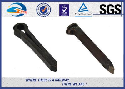 China Bitumen / Dacromet Railway Screw Spikes / Dog Spikes NF F500-50 for sale