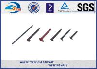 China Q235 / 35# Sleeper Lag Screw Track Spikes Railway Fastening System for sale