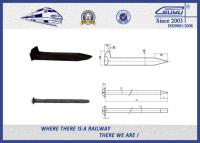 China AREM Q235 Carbon Steel Driving Railroad Spikes / Rail Road Spike for sale