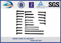 China Galvanized Railway Boat Spike / Sleeper Spikes Balck Oxide Q235 for sale