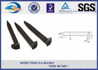 China Special Railroad Track Spikes Rail Fastening Grade 4.8 Black Lock Spike for sale