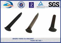 China Dacromet / Sherardizing Railway Sleeper Screw dog Track Spikes for sale