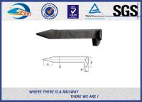 China Dacromet / Sherardizing Grade 4.6 Railroad Track Spikes Without Crack for sale